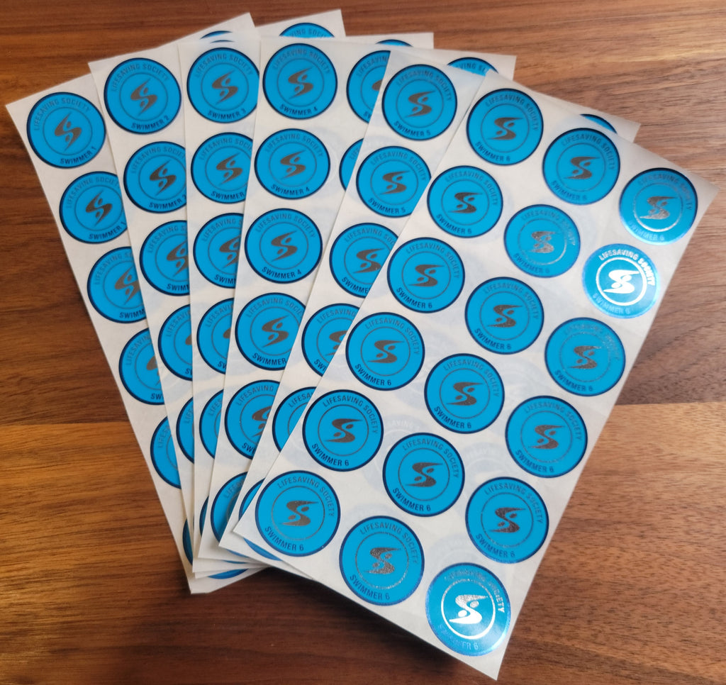 Swim for Life Recognition Seals – Lifesaving Society Manitoba